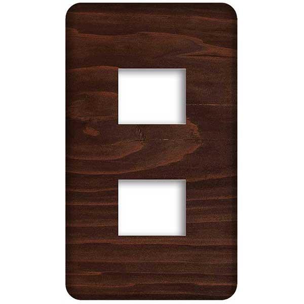 パナソニック 【フルカラー(モダン)プレート】1連 コンセントプレート スイッチプレート 交換 プレミアムウッド 木目調柄 (ダークブラウン) 07番 : CASEMAKER - 通販 ...