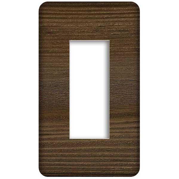 パナソニック 【フルカラー(モダン)プレート】1連 コンセントプレート スイッチプレート 交換 プレミアムウッド 木目調柄 (ダークブラウン) 10番 : CASEMAKER - 通販 ...
