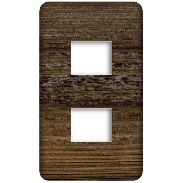パナソニック 【フルカラー(モダン)プレート】1連 コンセントプレート スイッチプレート 交換 プレミアムウッド 木目調柄 (ダークブラウン) 16番 : CASEMAKER - 通販 ...