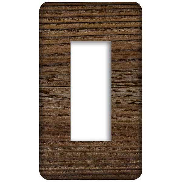 パナソニック 【フルカラー(モダン)プレート】1連 コンセントプレート スイッチプレート 交換 プレミアムウッド 木目調柄 (ダークブラウン) 19番 : CASEMAKER - 通販 ...