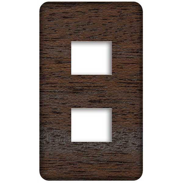 パナソニック 【フルカラー(モダン)プレート】1連 コンセントプレート スイッチプレート 交換 プレミアムウッド 木目調柄 (ダークブラウン) 23番 : CASEMAKER - 通販 ...