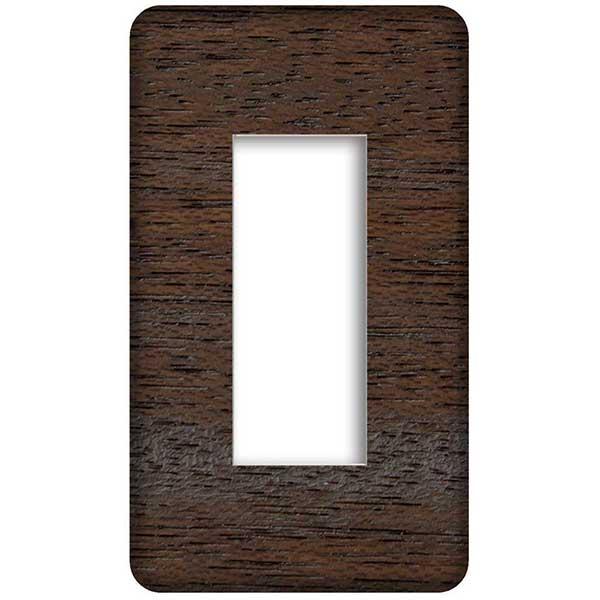 パナソニック 【フルカラー(モダン)プレート】1連 コンセントプレート スイッチプレート 交換 プレミアムウッド 木目調柄 (ダークブラウン) 23番 : CASEMAKER - 通販 ...