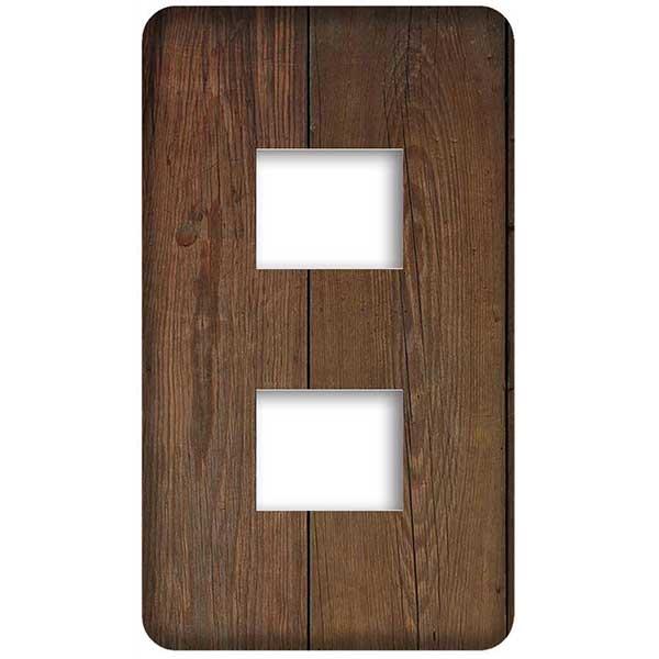 パナソニック 【フルカラー(モダン)プレート】1連 コンセントプレート スイッチプレート 交換 プレミアムウッド 木目調柄 (ダークブラウン) 24番 : CASEMAKER - 通販 ...