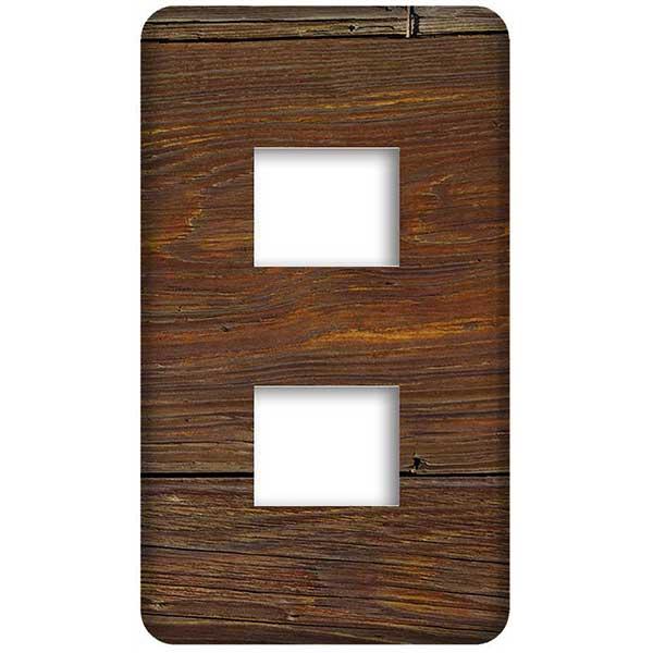 パナソニック 【フルカラー(モダン)プレート】1連 コンセントプレート スイッチプレート 交換 プレミアムウッド 木目調柄 (ダークブラウン) 25番 : CASEMAKER - 通販 ...