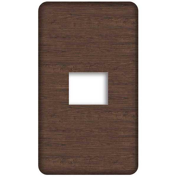 パナソニック 【フルカラー(モダン)プレート】1連 コンセントプレート スイッチプレート 交換 プレミアムウッド 木目調柄 (ダークブラウン) 28番 : CASEMAKER - 通販 ...