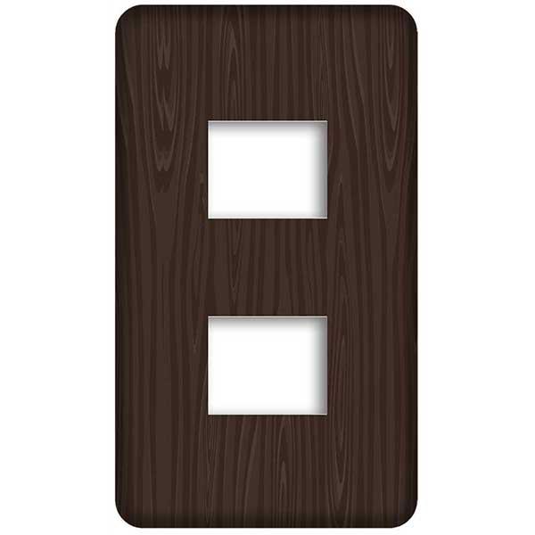 パナソニック 【フルカラー(モダン)プレート】1連 コンセントプレート スイッチプレート 交換 プレミアムウッド 木目調柄 (ダークブラウン) 38番 : CASEMAKER - 通販 ...