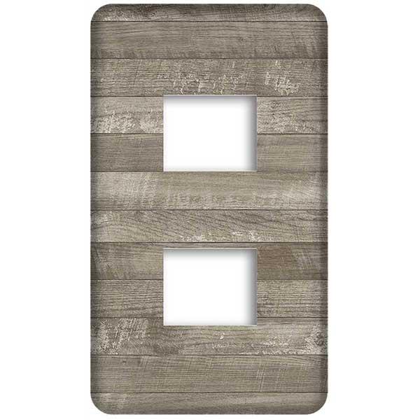 パナソニック 【フルカラー(モダン)プレート】1連 コンセントプレート スイッチプレート プレミアムウッド 木目調柄 (グレー) 10番 : CASEMAKER - 通販 - Yahoo!ショッピング