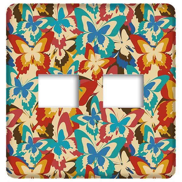 パナソニック 【フルカラー(モダン)プレート】2連 コンセントプレート スイッチプレート カラフル柄 28番 : CASEMAKER - 通販 - Yahoo!ショッピング