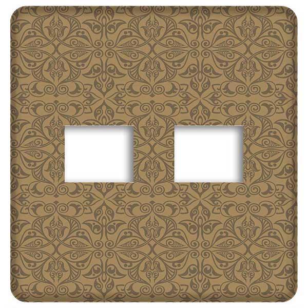 パナソニック 【フルカラー(モダン)プレート】2連 コンセントプレート スイッチプレート ダマスク柄 (エレガント) 31番 : CASEMAKER - 通販 - Yahoo!ショッピング