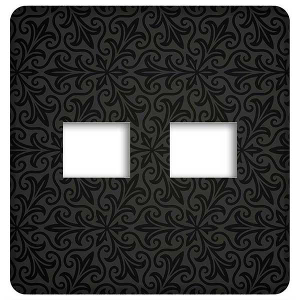 パナソニック 【フルカラー(モダン)プレート】2連 コンセントプレート スイッチプレート ダマスク柄 (ゴージャス) 49番 : CASEMAKER - 通販 - Yahoo!ショッピング