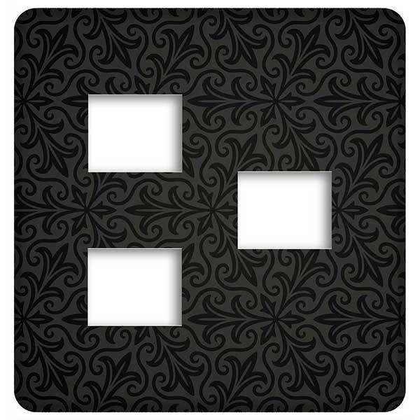 パナソニック 【フルカラー(モダン)プレート】2連 コンセントプレート スイッチプレート ダマスク柄 (ゴージャス) 49番 : CASEMAKER - 通販 - Yahoo!ショッピング