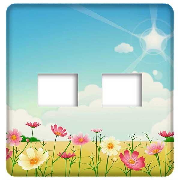 パナソニック 【フルカラー(モダン)プレート】2連 コンセントプレート スイッチプレート 花柄 (クラシック) 09番 : CASEMAKER - 通販 - Yahoo!ショッピング