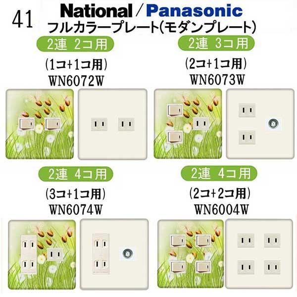 パナソニック 【フルカラー(モダン)プレート】2連 コンセントプレート スイッチプレート 花柄 (クラシック) 41番 : CASEMAKER - 通販 - Yahoo!ショッピング