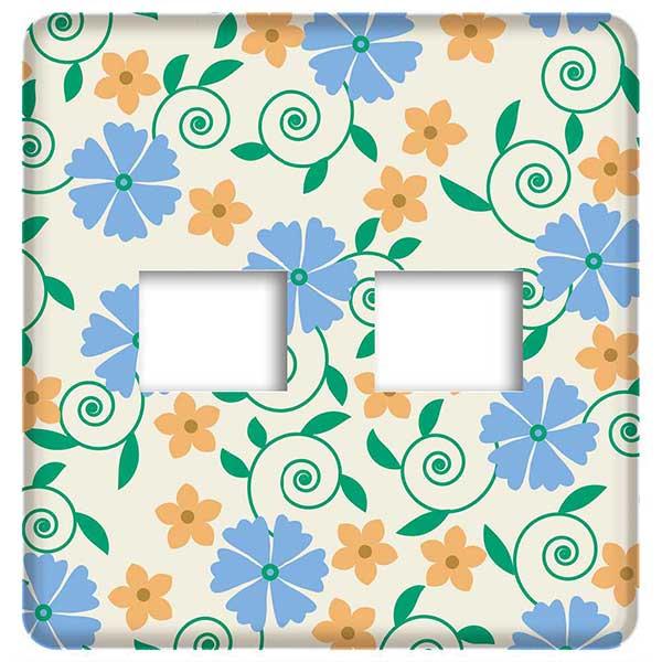 パナソニック 【フルカラー(モダン)プレート】2連 コンセントプレート スイッチプレート 花柄 (キュート) 07番 : CASEMAKER - 通販 - Yahoo!ショッピング