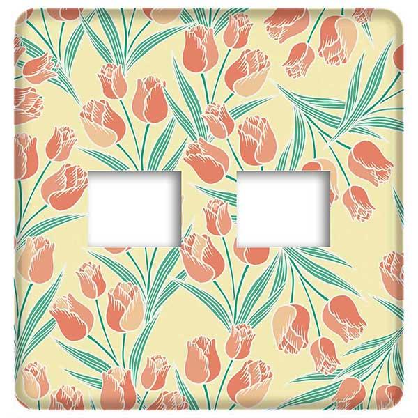 パナソニック 【フルカラー(モダン)プレート】2連 コンセントプレート スイッチプレート 花柄 (キュート) 09番 : CASEMAKER - 通販 - Yahoo!ショッピング