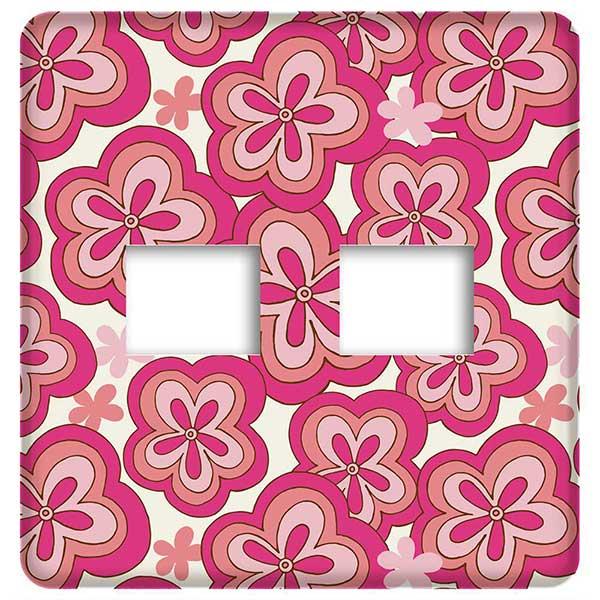 パナソニック 【フルカラー(モダン)プレート】2連 コンセントプレート スイッチプレート 花柄 (キュート) 26番 : CASEMAKER - 通販 - Yahoo!ショッピング