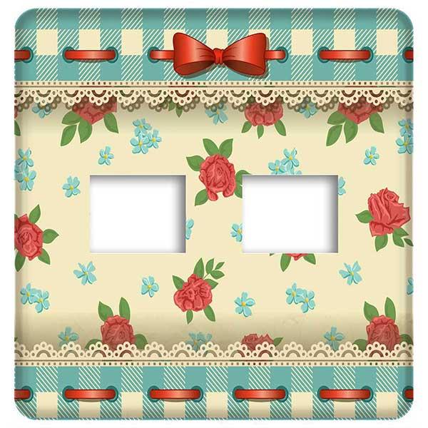 パナソニック 【フルカラー(モダン)プレート】2連 コンセントプレート スイッチプレート 花柄 (キュート) 37番 : CASEMAKER - 通販 - Yahoo!ショッピング