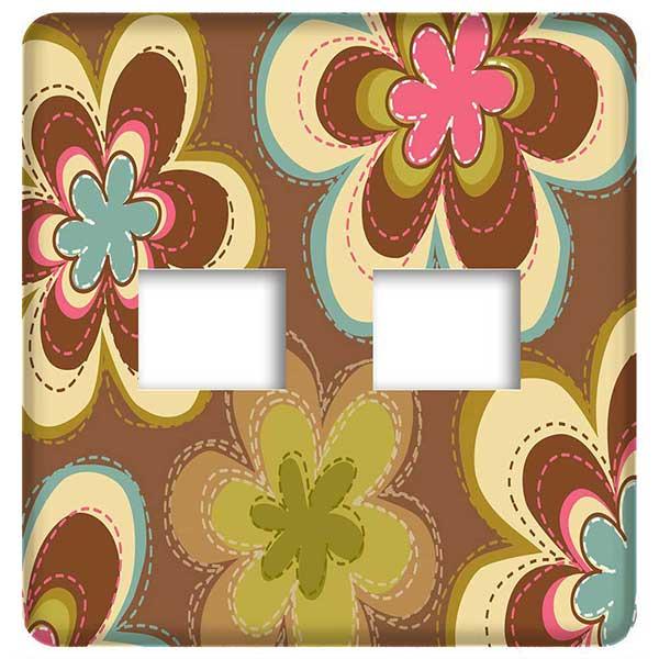 パナソニック 【フルカラー(モダン)プレート】2連 コンセントプレート スイッチプレート 花柄 (キュート) 46番 : CASEMAKER - 通販 - Yahoo!ショッピング