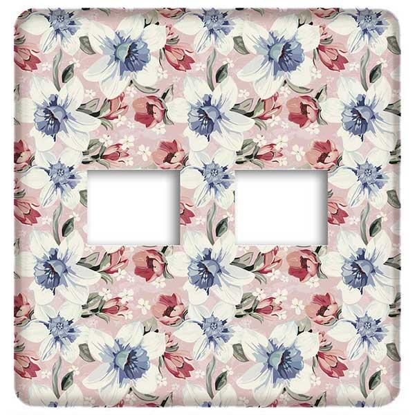 パナソニック 【フルカラー(モダン)プレート】2連 コンセントプレート スイッチプレート 花柄 (エレガント) 19番 : CASEMAKER - 通販 - Yahoo!ショッピング