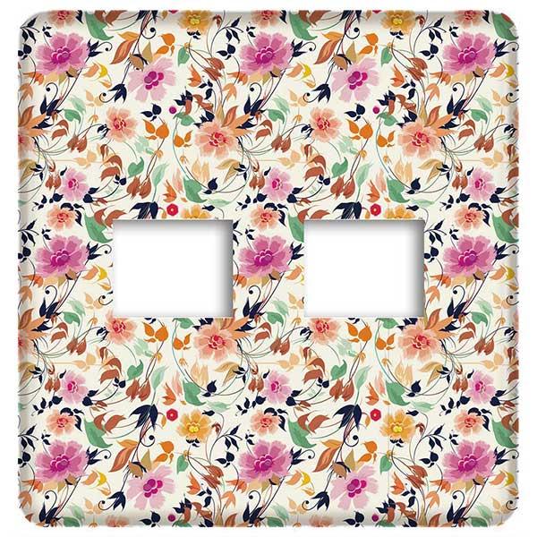 パナソニック 【フルカラー(モダン)プレート】2連 コンセントプレート スイッチプレート 花柄 (エレガント) 22番 : CASEMAKER - 通販 - Yahoo!ショッピング