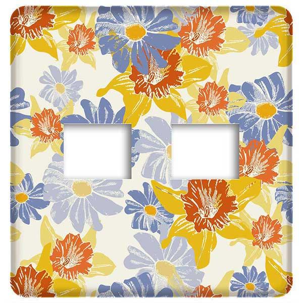 パナソニック 【フルカラー(モダン)プレート】2連 コンセントプレート スイッチプレート 花柄 (エレガント) 34番 : CASEMAKER - 通販 - Yahoo!ショッピング