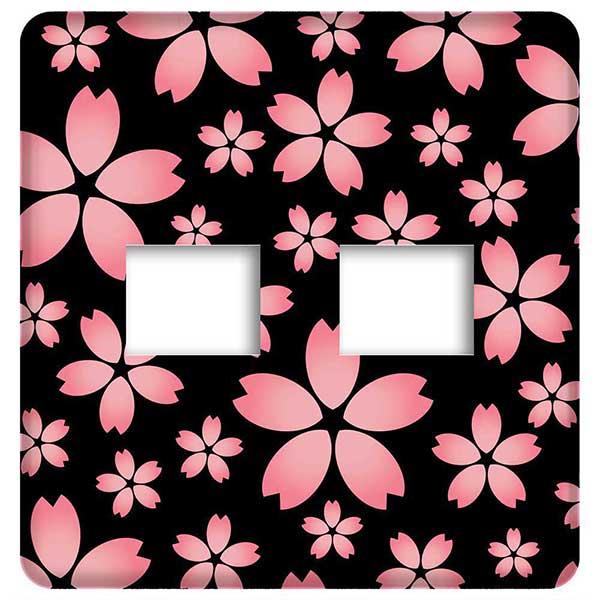 パナソニック 【フルカラー(モダン)プレート】2連 コンセントプレート スイッチプレート 花柄 (スタイリッシュ) 10番 : CASEMAKER - 通販 - Yahoo!ショッピング