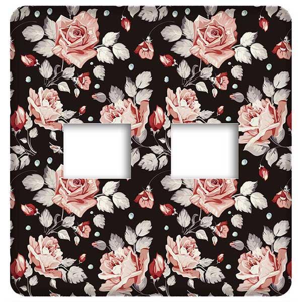 パナソニック 【フルカラー(モダン)プレート】2連 コンセントプレート スイッチプレート 花柄 (スタイリッシュ) 50番 : CASEMAKER - 通販 - Yahoo!ショッピング