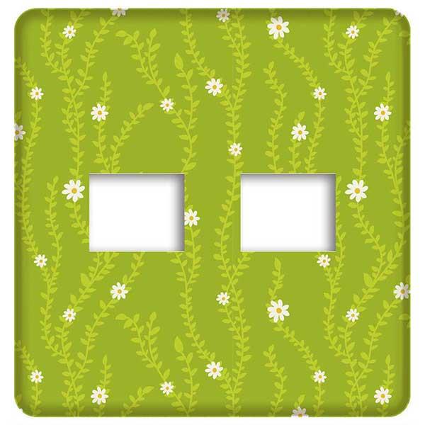 パナソニック 【フルカラー(モダン)プレート】2連 コンセントプレート スイッチプレート 葉柄 リーフ柄 38番 : CASEMAKER - 通販 - Yahoo!ショッピング