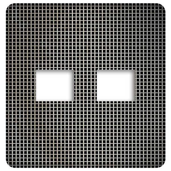 パナソニック 【フルカラー(モダン)プレート】2連 コンセントプレート スイッチプレート メタル調柄 22番 : CASEMAKER - 通販 - Yahoo!ショッピング