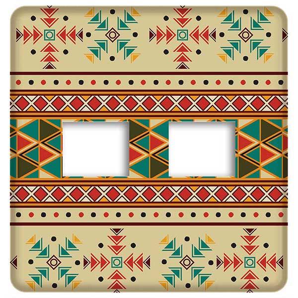 パナソニック 【フルカラー(モダン)プレート】2連 コンセントプレート スイッチプレート ネイティブアメリカン柄 13番 : CASEMAKER - 通販 - Yahoo!ショッピング