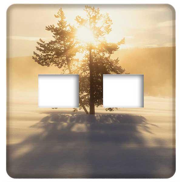 パナソニック 【フルカラー(モダン)プレート】2連 コンセントプレート スイッチプレート 写真 PHONE (森林) 11番 : CASEMAKER - 通販 - Yahoo!ショッピング