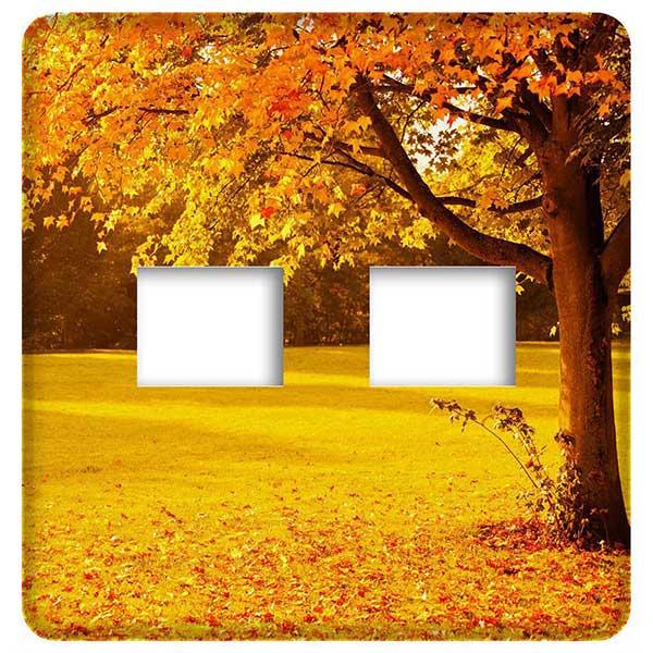 パナソニック 【フルカラー(モダン)プレート】2連 コンセントプレート スイッチプレート 写真 PHONE (森林) 44番 : CASEMAKER - 通販 - Yahoo!ショッピング