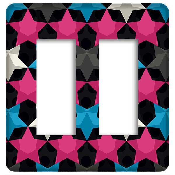 パナソニック 【フルカラー(モダン)プレート】2連 コンセントプレート スイッチプレート 星柄 20番 : CASEMAKER - 通販 - Yahoo!ショッピング