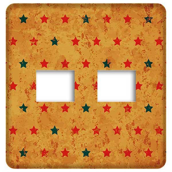 パナソニック 【フルカラー(モダン)プレート】2連 コンセントプレート スイッチプレート 星柄 24番 : CASEMAKER - 通販 - Yahoo!ショッピング