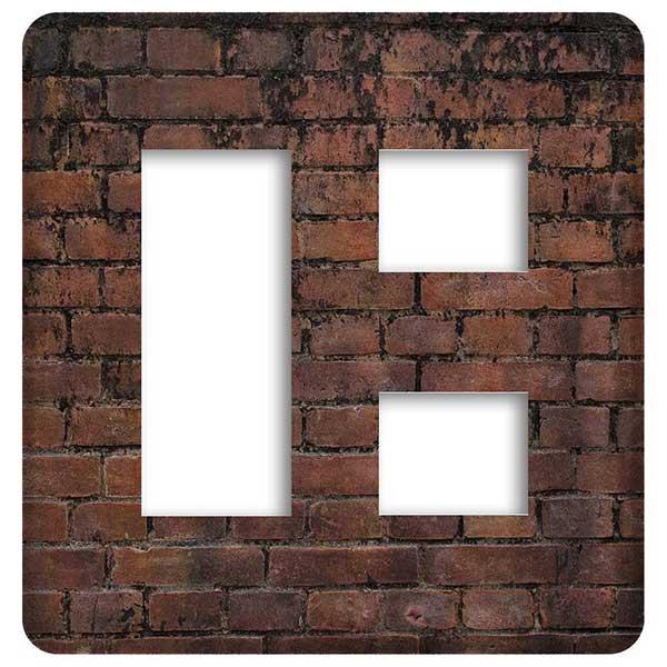 パナソニック 【フルカラー(モダン)プレート】2連 コンセントプレート スイッチプレート 石目調 (レンガ柄) 47番 : CASEMAKER - 通販 - Yahoo!ショッピング