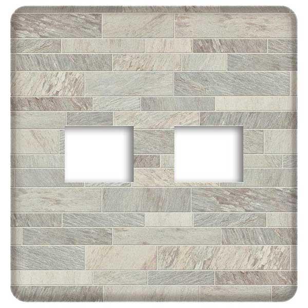 パナソニック 【フルカラー(モダン)プレート】2連 コンセントプレート スイッチプレート 石目調 (北欧モダン柄) 07番 : CASEMAKER - 通販 - Yahoo!ショッピング