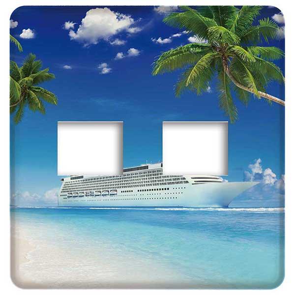 パナソニック 【フルカラー(モダン)プレート】2連 コンセントプレート スイッチプレート サマー柄 16番 : CASEMAKER - 通販 - Yahoo!ショッピング