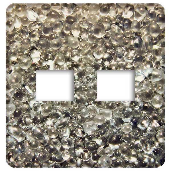 パナソニック 【フルカラー(モダン)プレート】2連 コンセントプレート スイッチプレート キラキラ柄 (雫) 03番 : CASEMAKER - 通販 - Yahoo!ショッピング