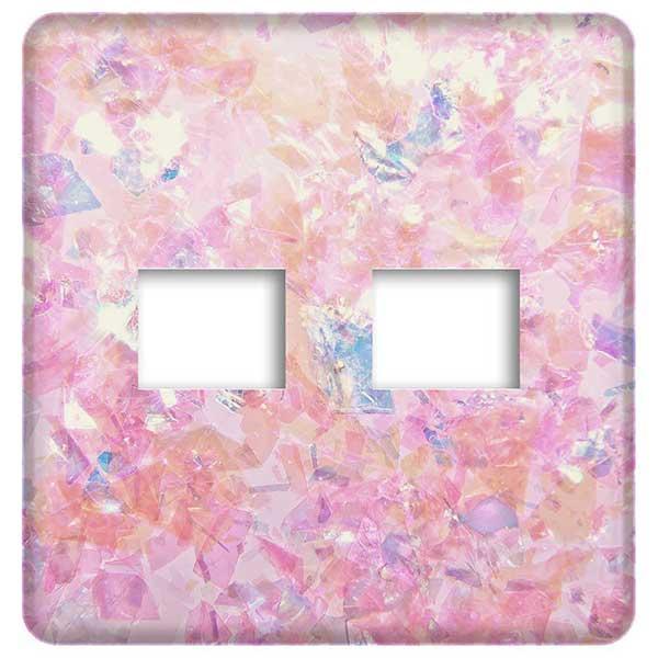 パナソニック 【フルカラー(モダン)プレート】2連 コンセントプレート スイッチプレート キラキラ柄 (ジュエリー) 01番 : CASEMAKER - 通販 - Yahoo!ショッピング