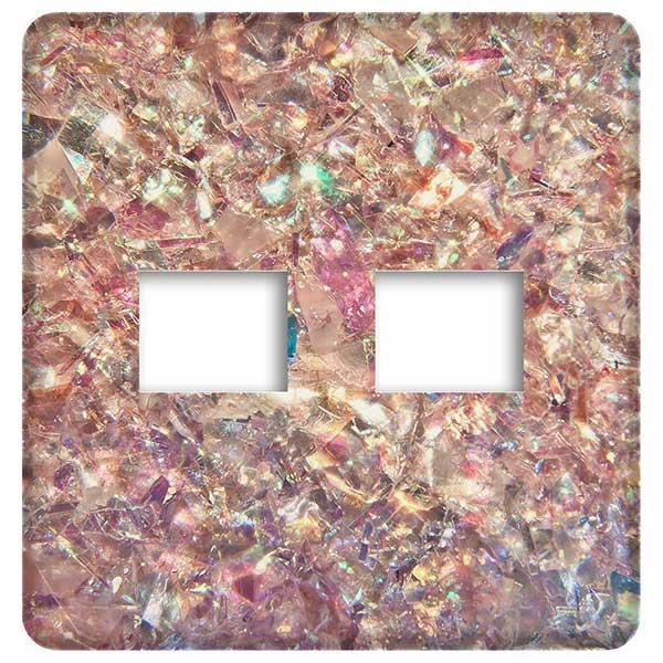 パナソニック 【フルカラー(モダン)プレート】2連 コンセントプレート スイッチプレート キラキラ柄 (ジュエリー) 09番 : CASEMAKER - 通販 - Yahoo!ショッピング