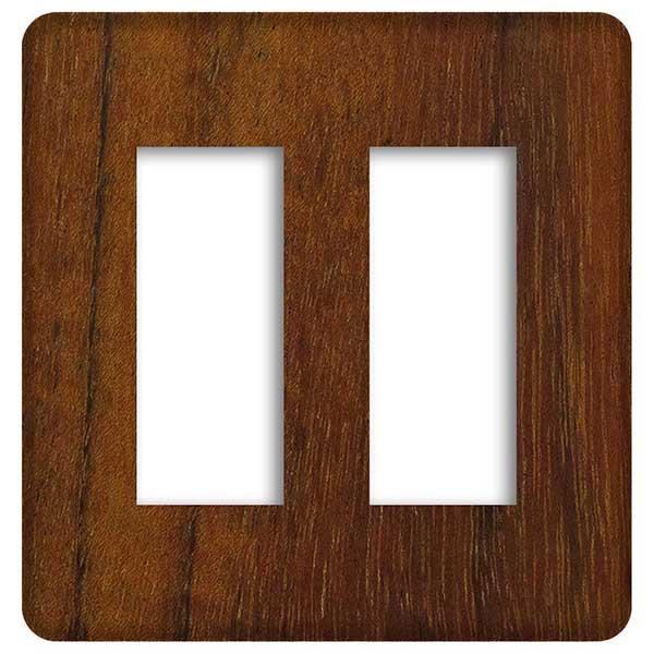 パナソニック 【フルカラー(モダン)プレート】2連 コンセントプレート スイッチプレート 交換 プレミアムウッド 木目調柄 (ダークブラウン) 08番 : CASEMAKER - 通販 ...