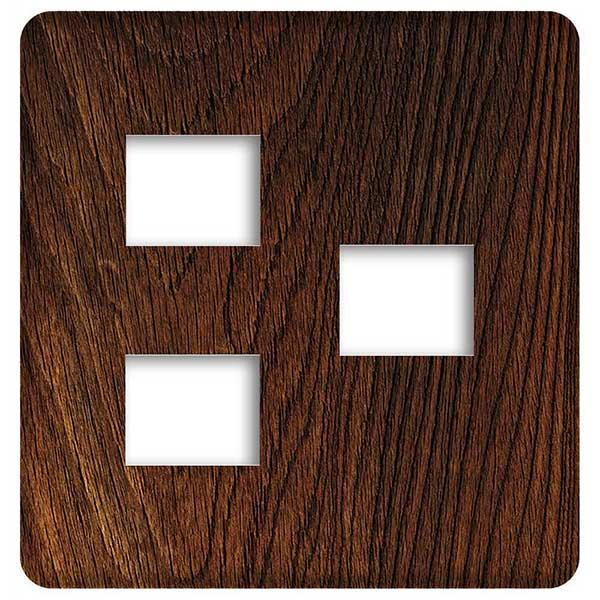 パナソニック 【フルカラー(モダン)プレート】2連 コンセントプレート スイッチプレート 交換 プレミアムウッド 木目調柄 (ダークブラウン) 39番 : CASEMAKER - 通販 ...