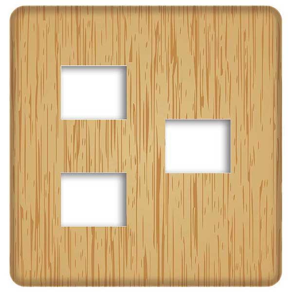 パナソニック 【フルカラー(モダン)プレート】2連 コンセントプレート スイッチプレート 交換 プレミアムウッド 木目調柄 (ライトベージュ) 25番 : CASEMAKER - 通販 ...