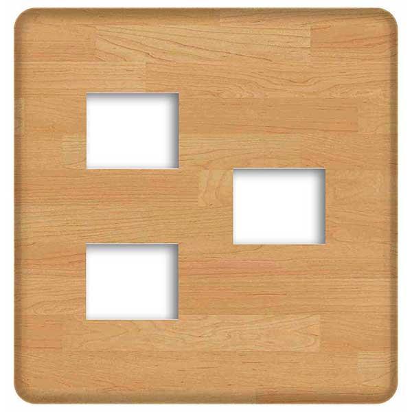 パナソニック 【フルカラー(モダン)プレート】2連 コンセントプレート スイッチプレート 交換 プレミアムウッド 木目調柄 (ライトベージュ) 30番 : CASEMAKER - 通販 ...