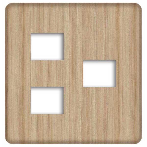 パナソニック 【フルカラー(モダン)プレート】2連 コンセントプレート スイッチプレート プレミアムウッド 木目調柄 (ホワイト) 26番 : CASEMAKER - 通販 - Yahoo ...