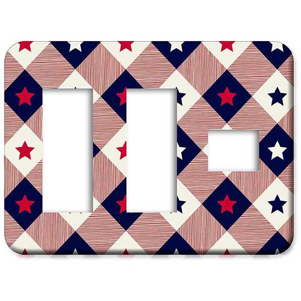 パナソニック 【フルカラー(モダン)プレート】3連 コンセントプレート スイッチプレート 星柄 19番 : CASEMAKER - 通販 - Yahoo!ショッピング