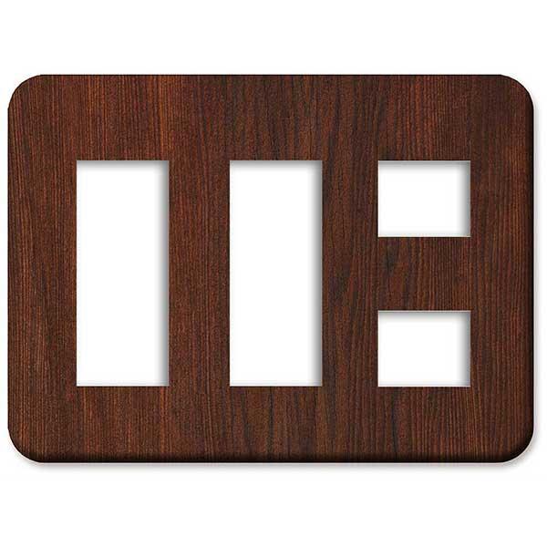 パナソニック 【フルカラー(モダン)プレート】3連 コンセントプレート スイッチプレート プレミアムウッド 木目調柄 (ブラウン) 04番 : CASEMAKER - 通販 - Yahoo ...