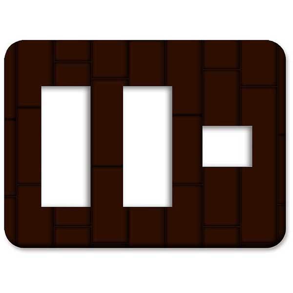パナソニック 【フルカラー(モダン)プレート】3連 コンセントプレート スイッチプレート 交換 プレミアムウッド 木目調柄 (ダークブラウン) 47番 : CASEMAKER - 通販 ...