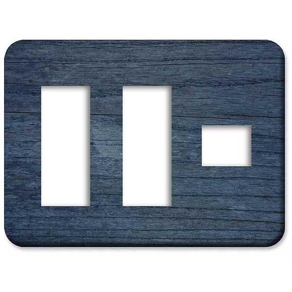 パナソニック 【フルカラー(モダン)プレート】3連 コンセントプレート スイッチプレート プレミアムウッド 木目調柄 (グレー) 50番 : CASEMAKER - 通販 - Yahoo!ショッピング