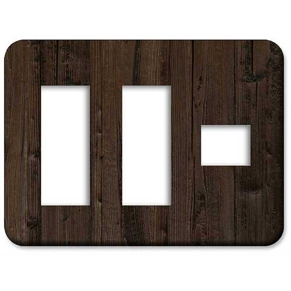 パナソニック 【フルカラー(モダン)プレート】3連 コンセントプレート スイッチプレート 交換 プレミアムウッド 木目調柄 (ヴィンテージ) 33番 : CASEMAKER - 通販 ...